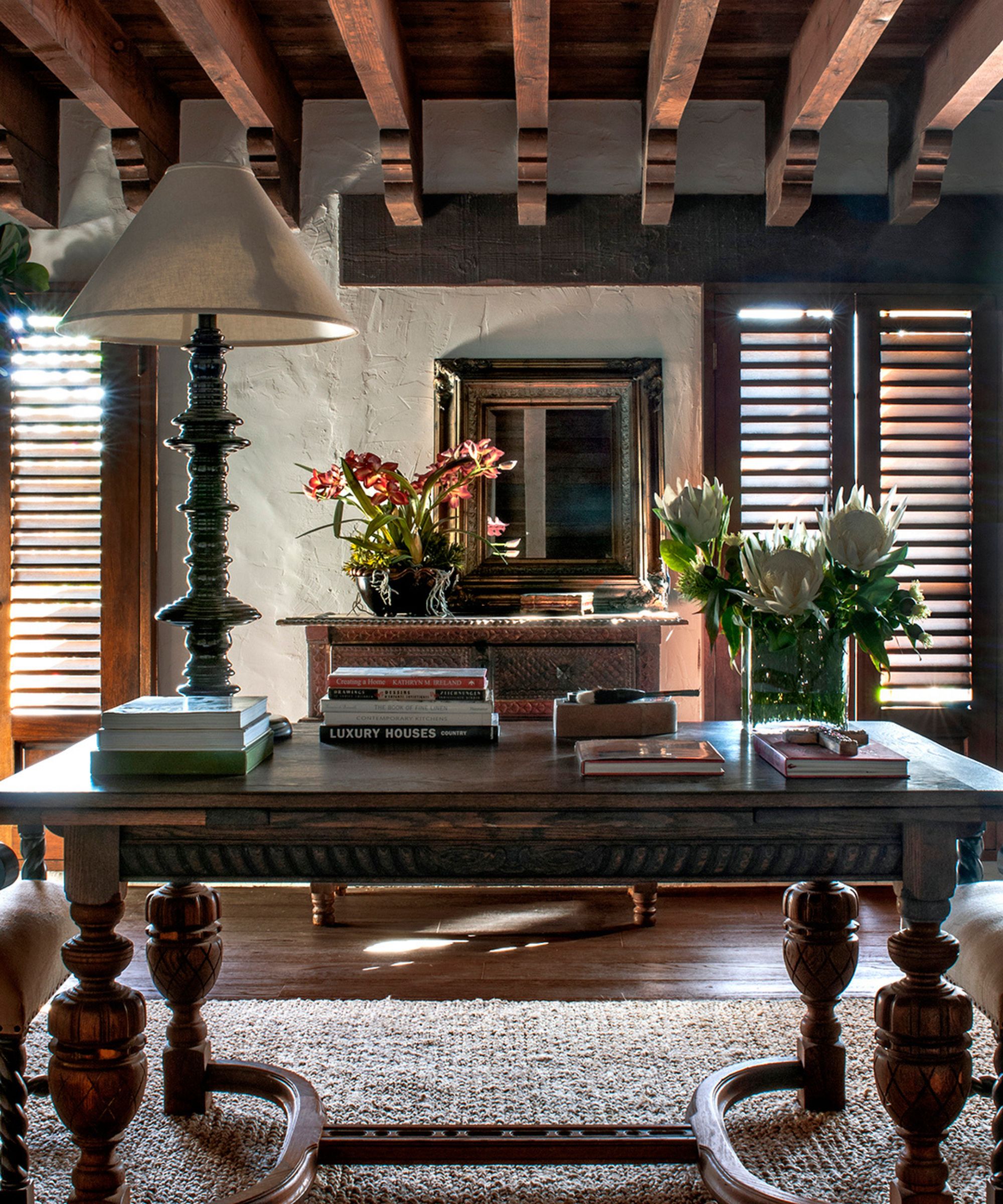 This Spanish-style home in Santa Fe expertly blends old and new – take ...